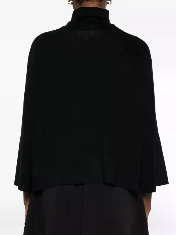 PSOPHIA Roll-neck Panelled Sweater