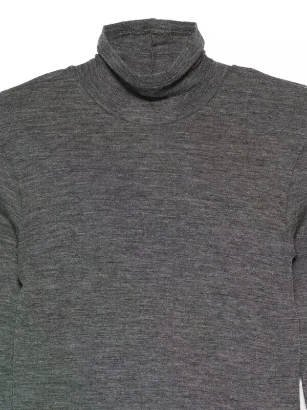 FORTE_FORTE Mélange Turtleneck T-shirt - Grey
