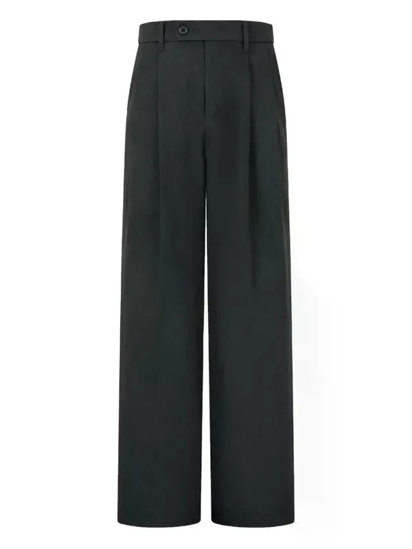 STUDIO TOMBOY Button-fastening Pleated Trousers