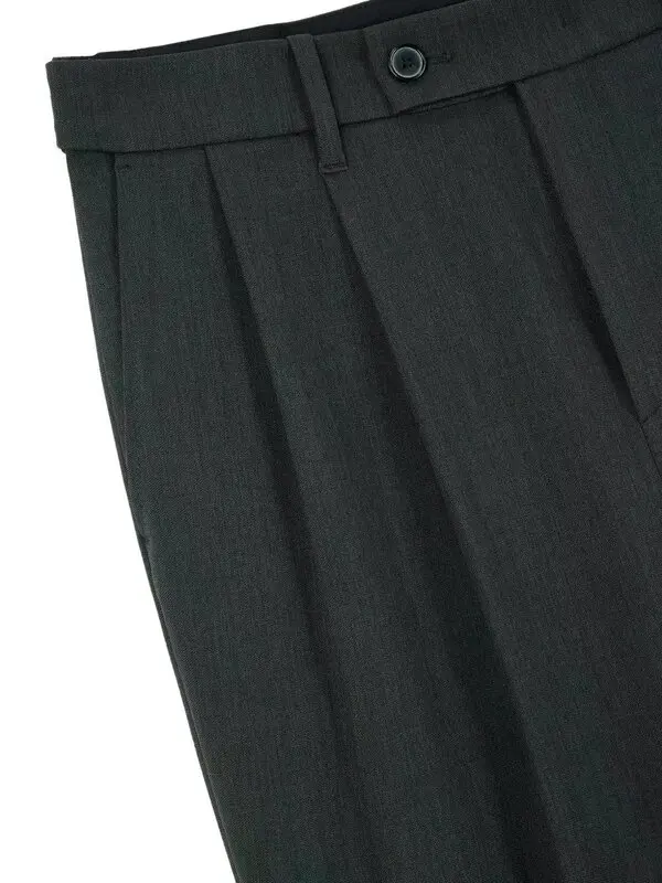 STUDIO TOMBOY Button-fastening Pleated Trousers