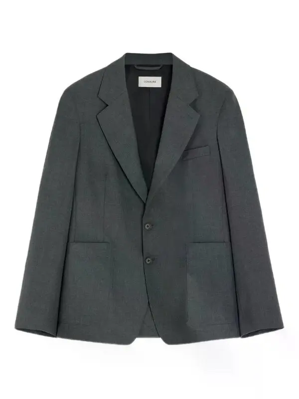 LEMAIRE Tailored Twill Blazer - Grey