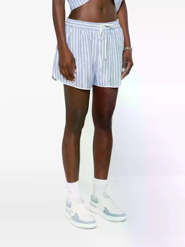 Off-White Striped Shorts