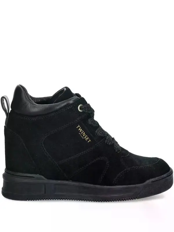 TWINSET Suede High-top Sneakers