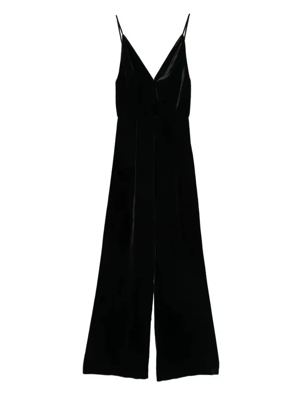 Raquel Diniz V-neck Strap Jumpsuit - Black