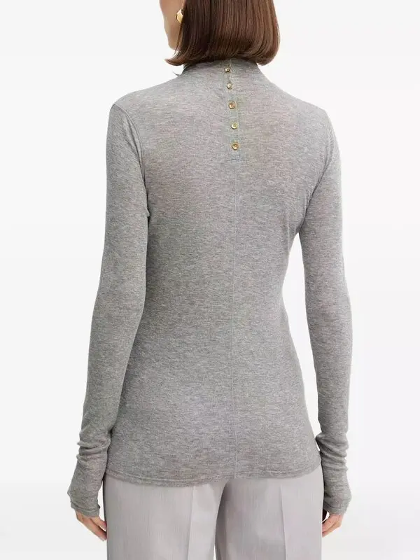 Elisabetta Franchi Buttoned Roll-neck Knitwear