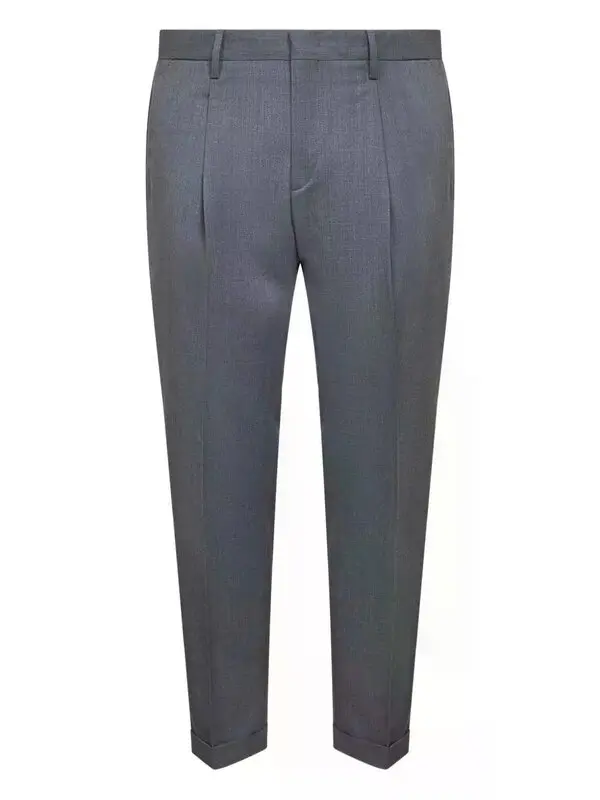 D4.0 Pleated Turn-up Trousers
