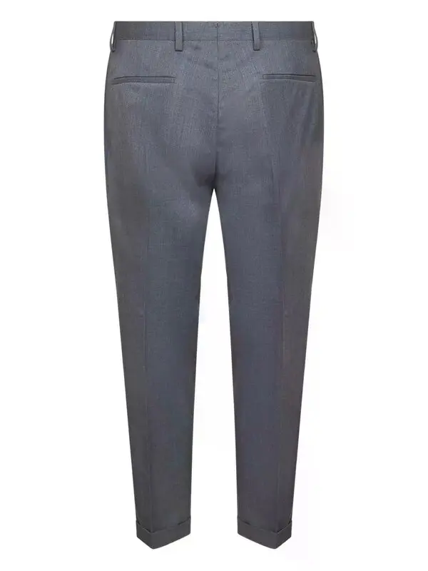D4.0 Pleated Turn-up Trousers