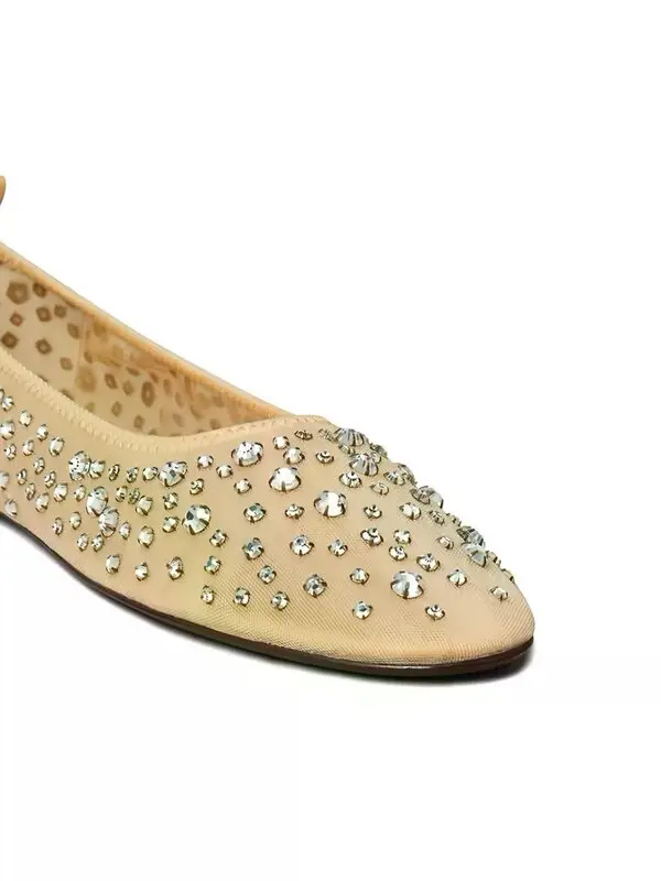 Tory Burch Rhinestone-embellished Ballerina Flats