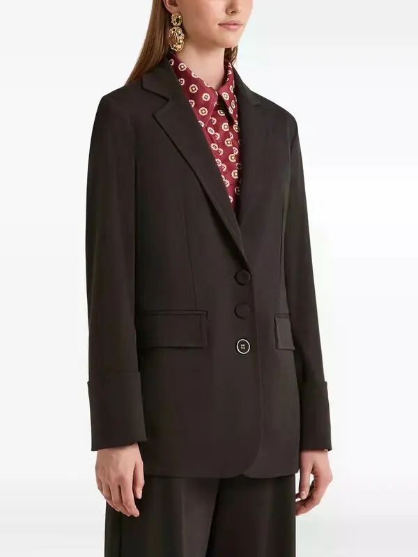Malìparmi Buttoned Blazer With Flap Pockets