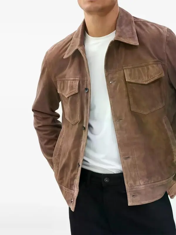 Rag & Bone Suede Jacket - Brown