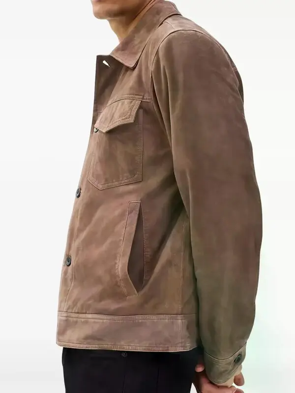 Rag & Bone Suede Jacket - Brown