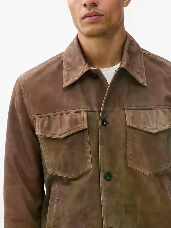 Rag & Bone Suede Jacket - Brown