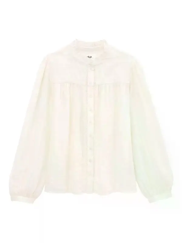 Ba&sh Ruffled-collar Button-down Blouse