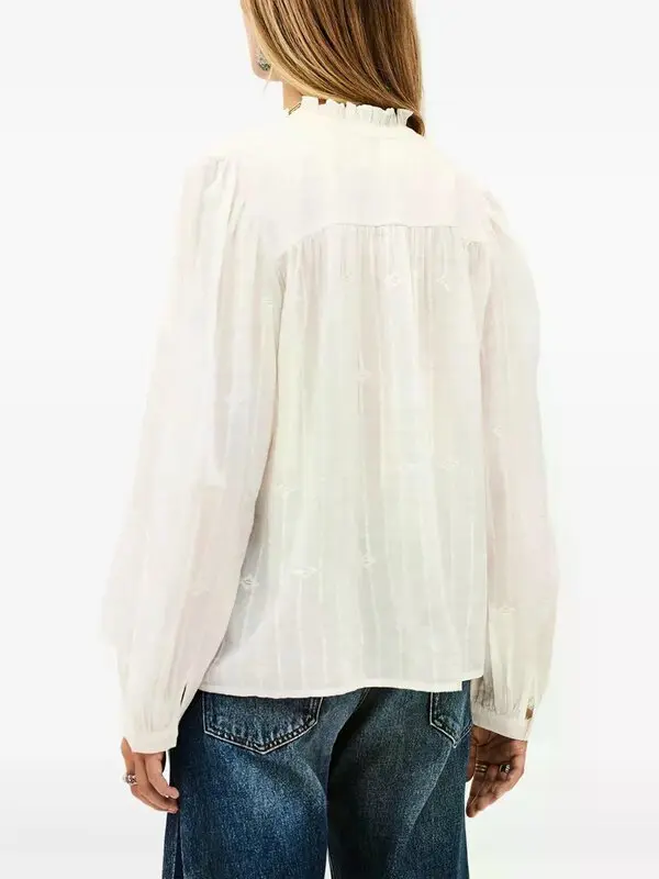 Ba&sh Ruffled-collar Button-down Blouse