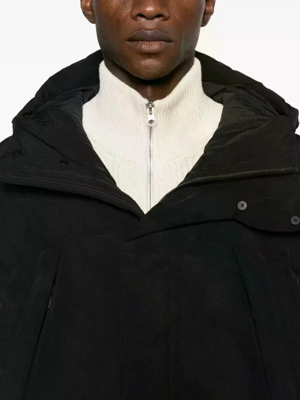 JG1 Hooded Padded Jacket - Black