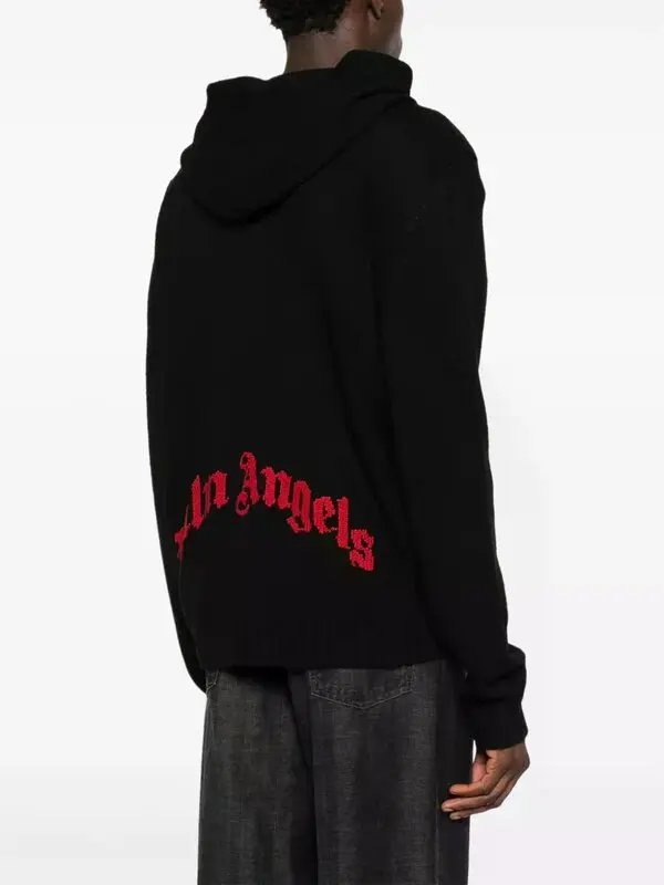 Palm Angels Zip-up Hoodie