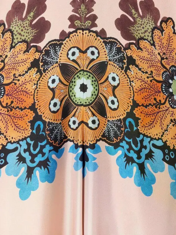La DoubleJ Magnifico Floral-print Maxi Dress - Neutrals