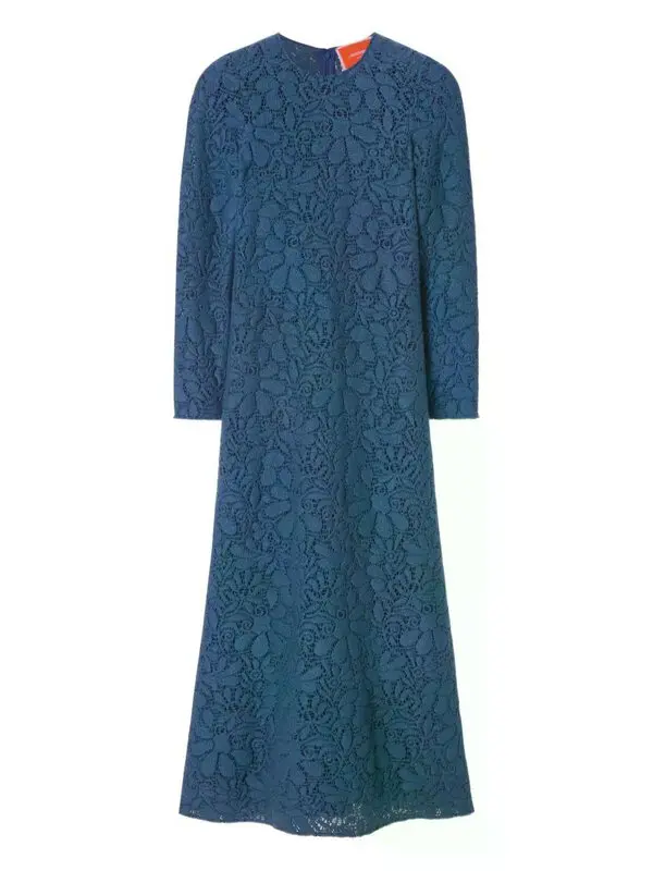 La DoubleJ Lace Maxi Dress - Blue