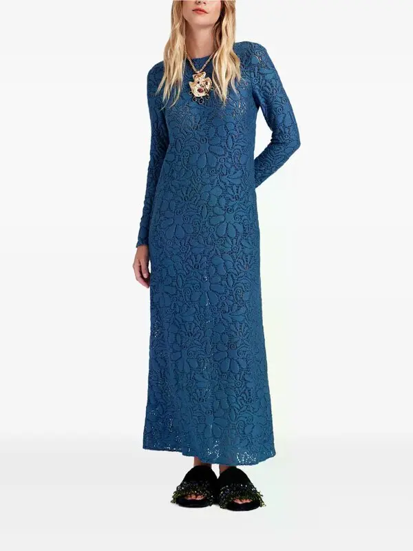 La DoubleJ Lace Maxi Dress - Blue