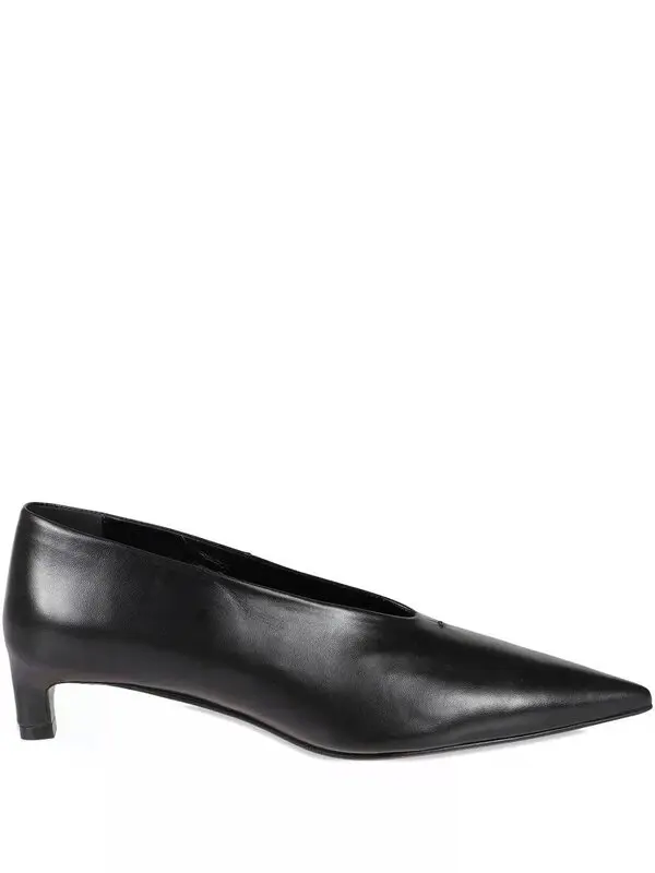 JIL SANDER Pointed-toe Leather Pumps