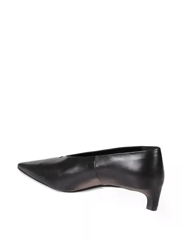 JIL SANDER Pointed-toe Leather Pumps