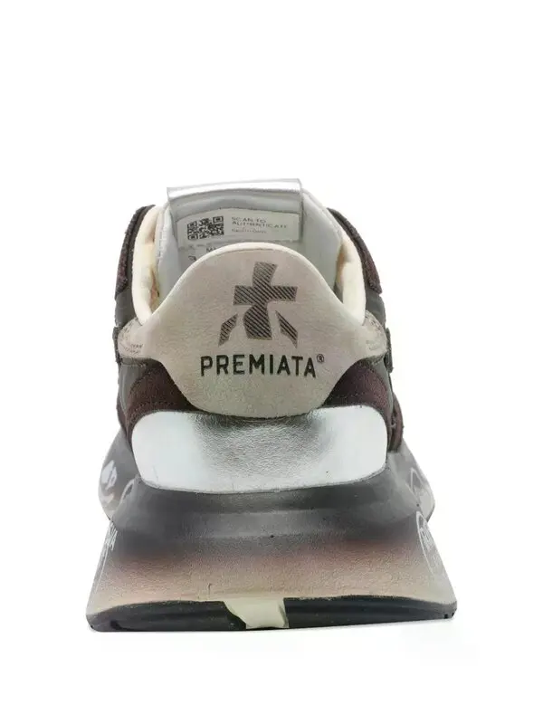 Premiata Laury Logo-appliqué Sneakers - Brown