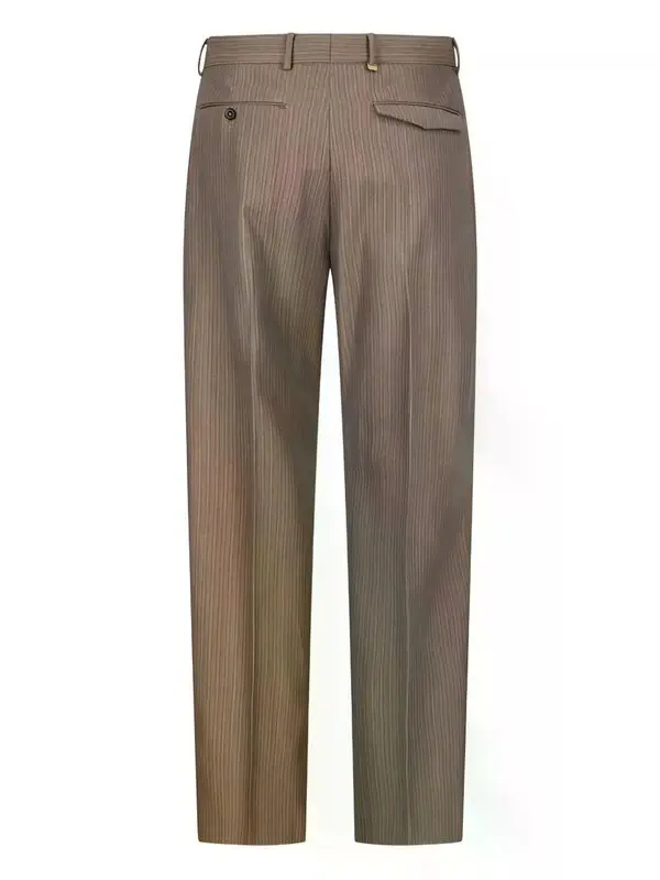 PT TORINO Pinstripe Trousers - Brown