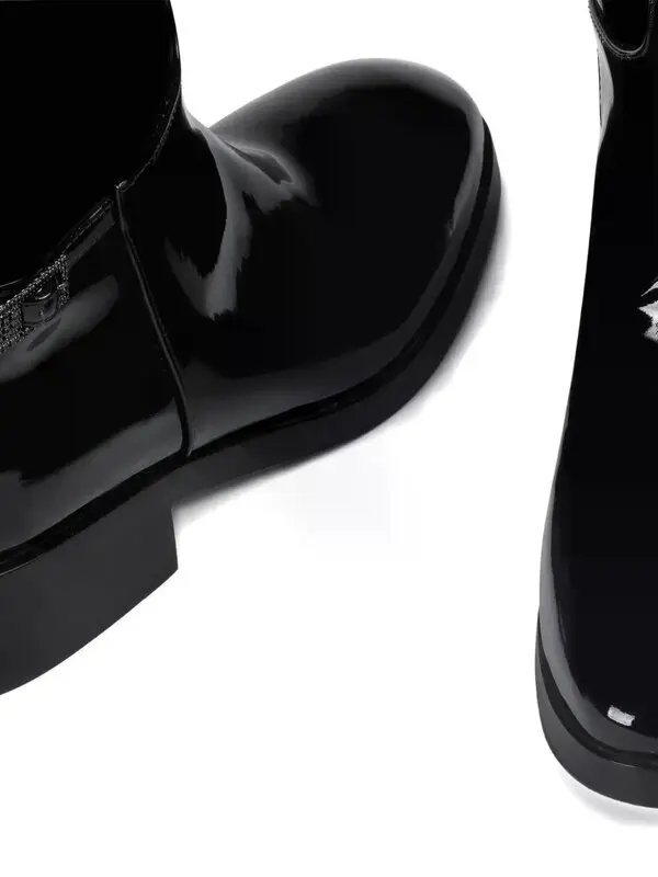 LE SILLA Charlotte Patent Leather Boots