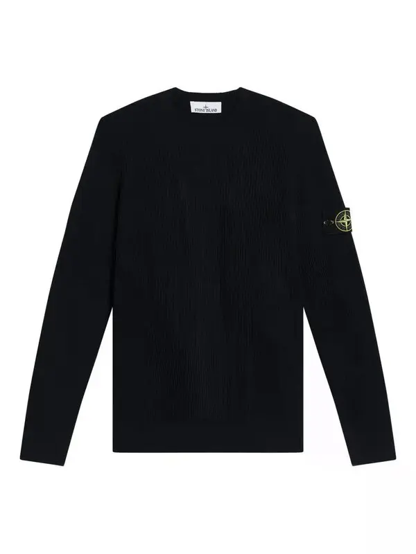 Stone Island Virgin Wool Sweater - Blue