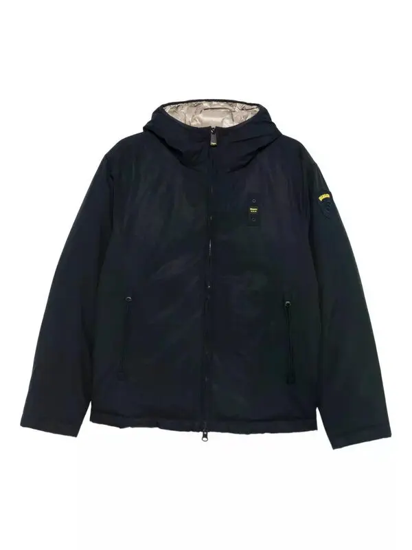 BLAUER. Zip-up Hooded Jacket