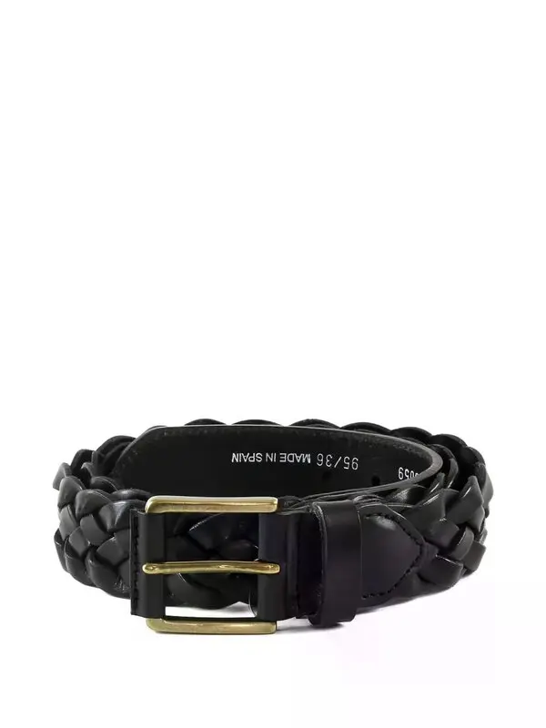 LOJA DAS MEIAS Braided Buckle Belt - Black