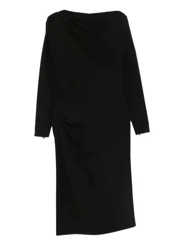 Max Mara Draped Midi Dress