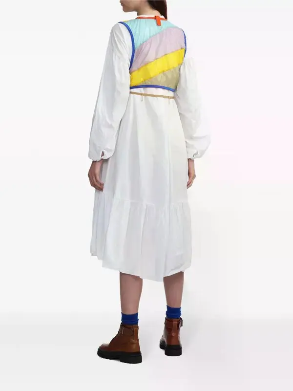 Kolor Layered Cotton Midi Dress