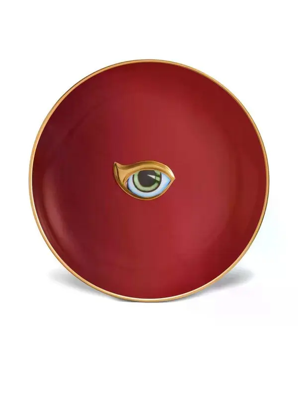 L'Objet Lito Eye-detail Plate - Red