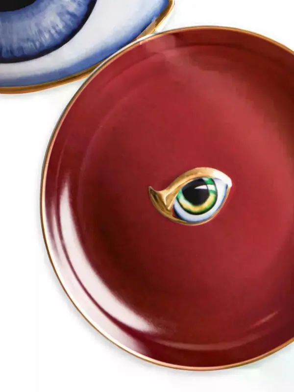 L'Objet Lito Eye-detail Plate - Red