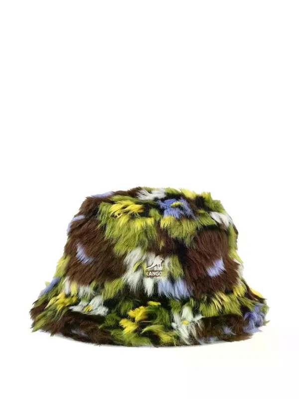 KANGOL Flower-pattern Bucket Hat - Brown