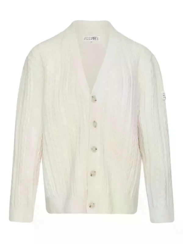 MAISON MARGIELA Cable-knit Button Cardigan