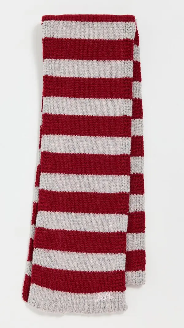 DAMSON MADDER Stripe Skinny Scarf - Multi