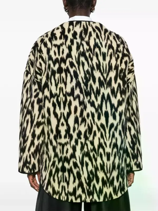 FORTE_FORTE Animal-print Coat