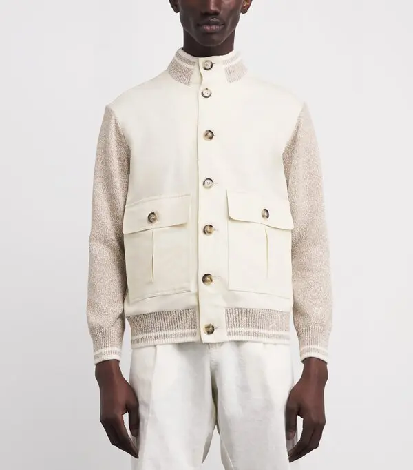 Paul & Shark Linen-cotton Hybrid Jacket