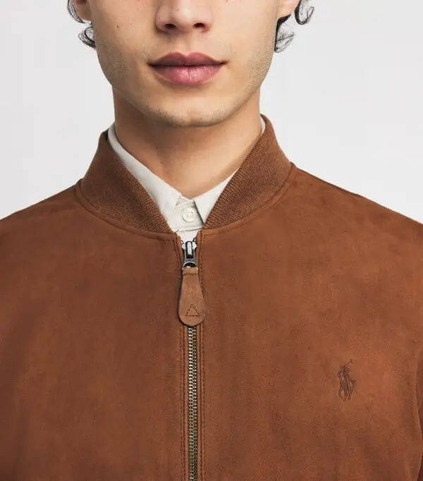 Polo Ralph Lauren Suede Bomber Jacket
