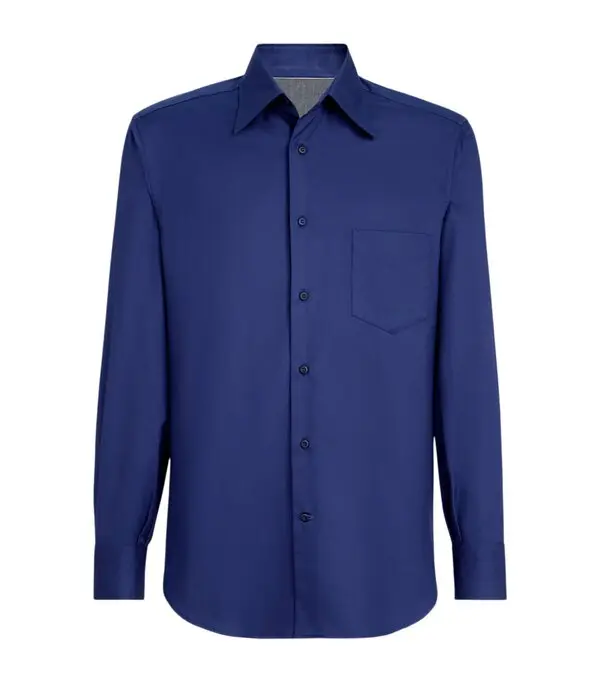 Brunello Cucinelli Cotton Twill Shirt
