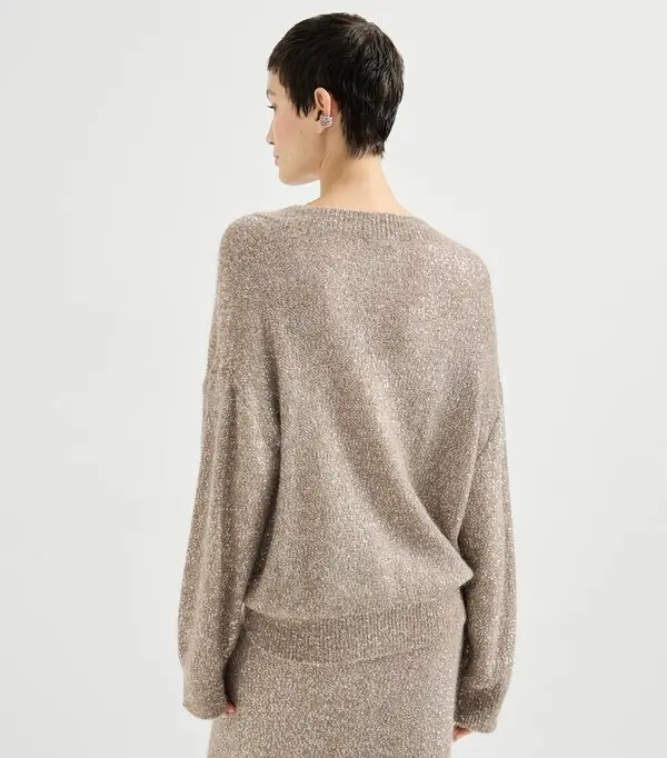 Brunello Cucinelli V-neck Sweater - Brown