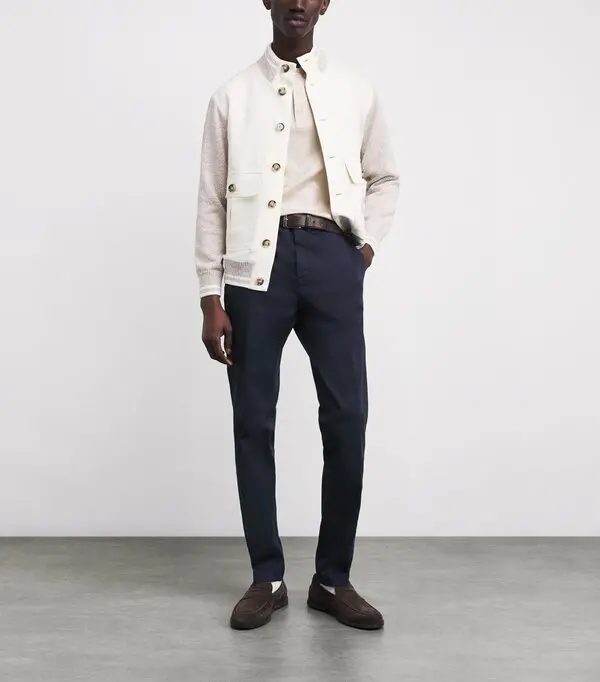 Paul & Shark Cotton-blend Chinos - Navy