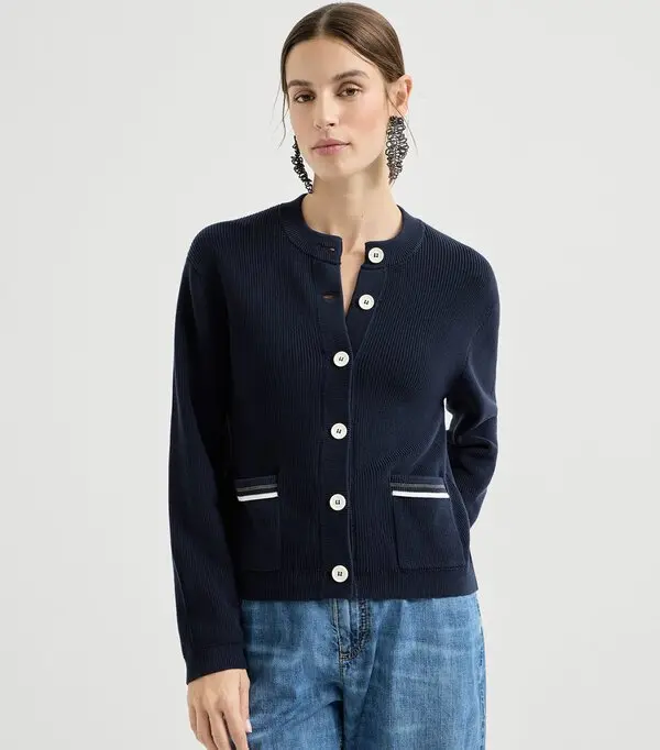 Brunello Cucinelli Cotton Cardigan With Pockets