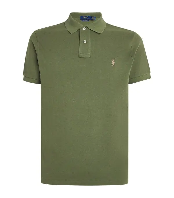 Polo Ralph Lauren Cotton Mesh Custom-fit Polo Shirt - Green