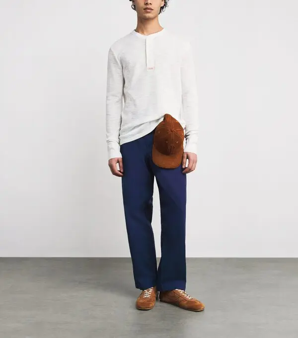 Polo Ralph Lauren Stretch-cotton Twill Prepster Trousers - Navy