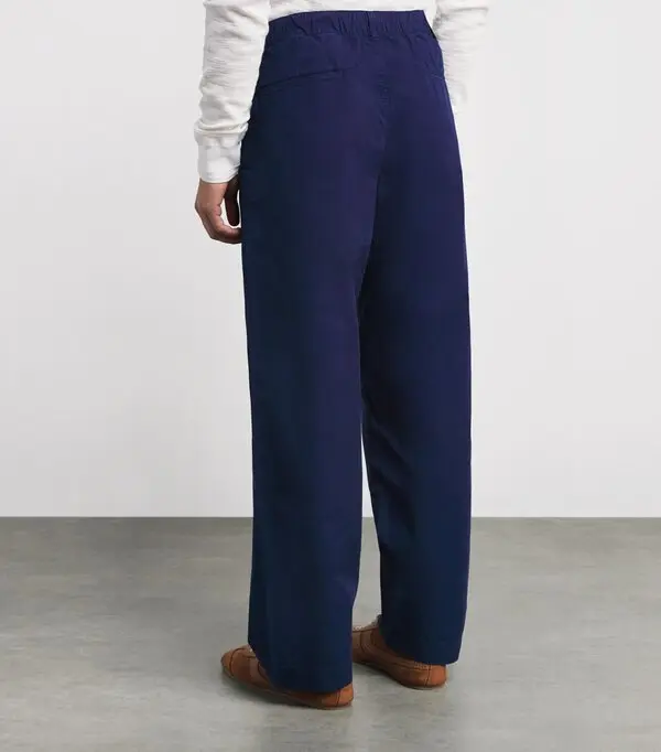 Polo Ralph Lauren Stretch-cotton Twill Prepster Trousers - Navy