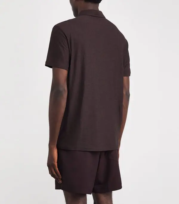 Vuori Strato Tech Polo Shirt - Brown