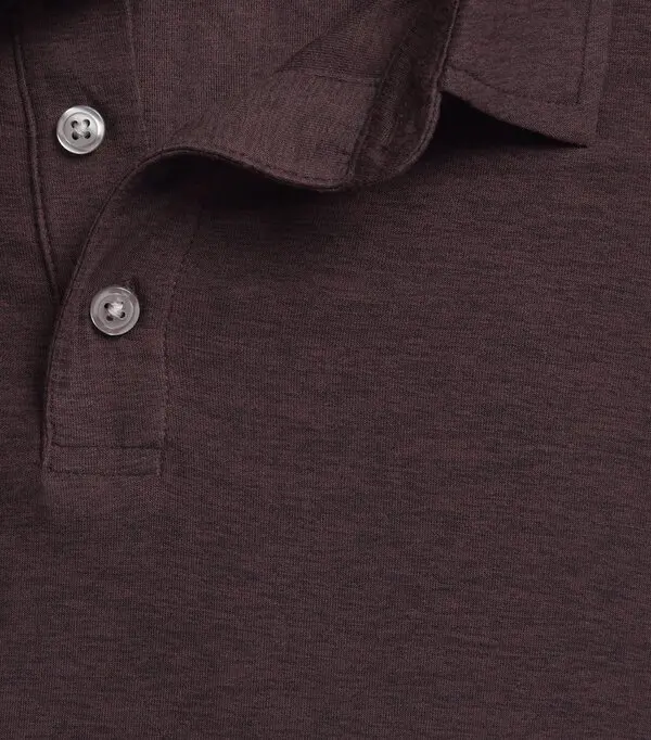 Vuori Strato Tech Polo Shirt - Brown
